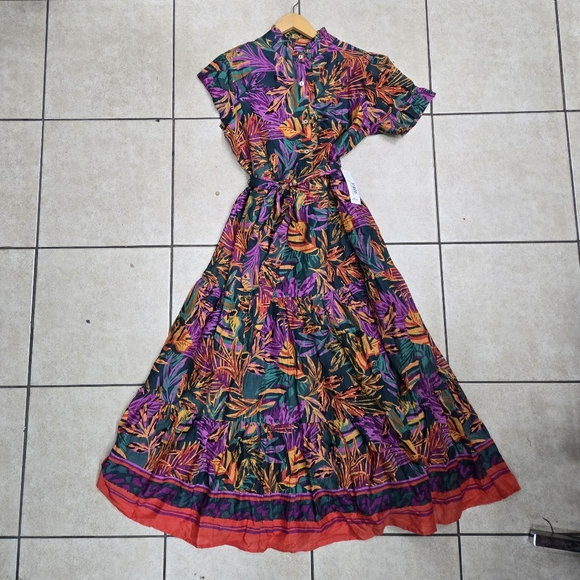 j. marie | Dresses | New J Marie Asher Floral Ruffled Midi Dress | Poshmark